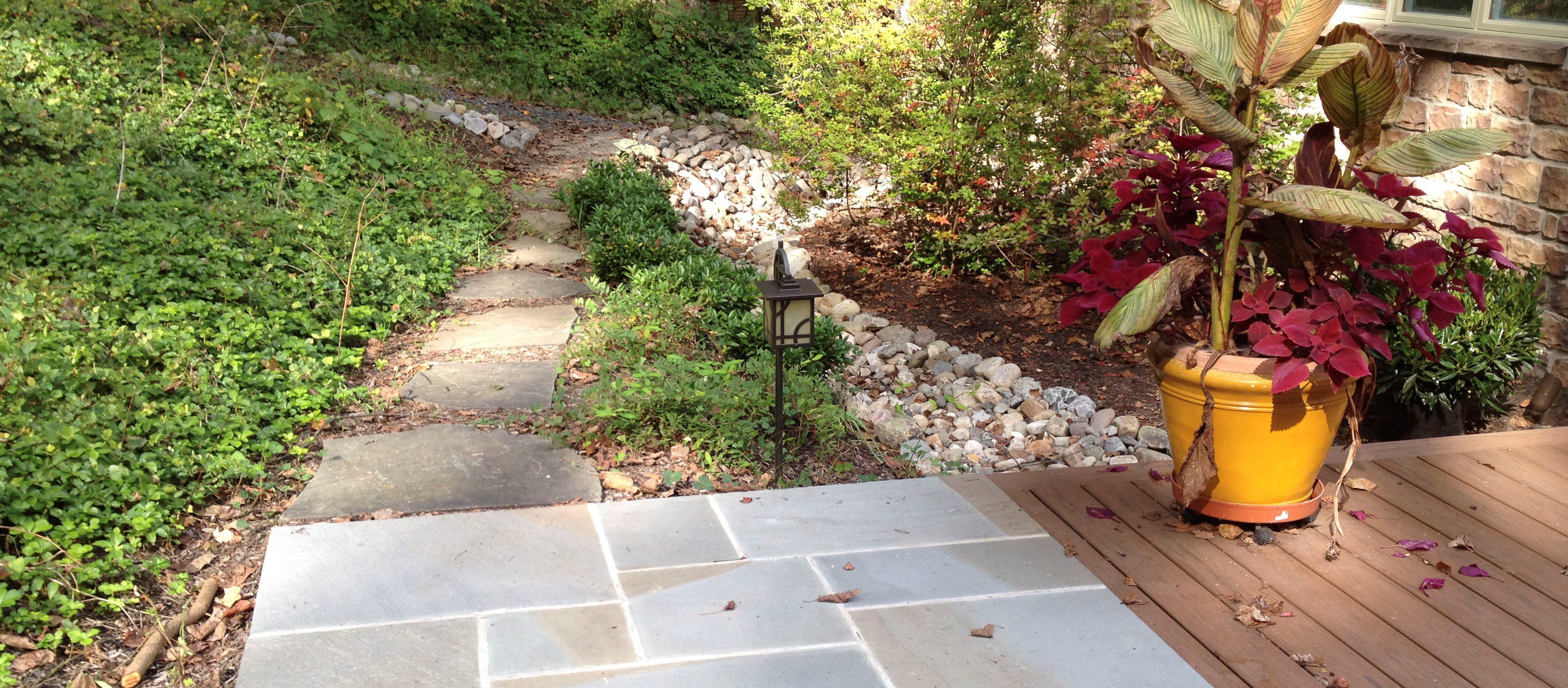 Multi Level Terrace - in progress | Baltimore Maryland Landscape Design